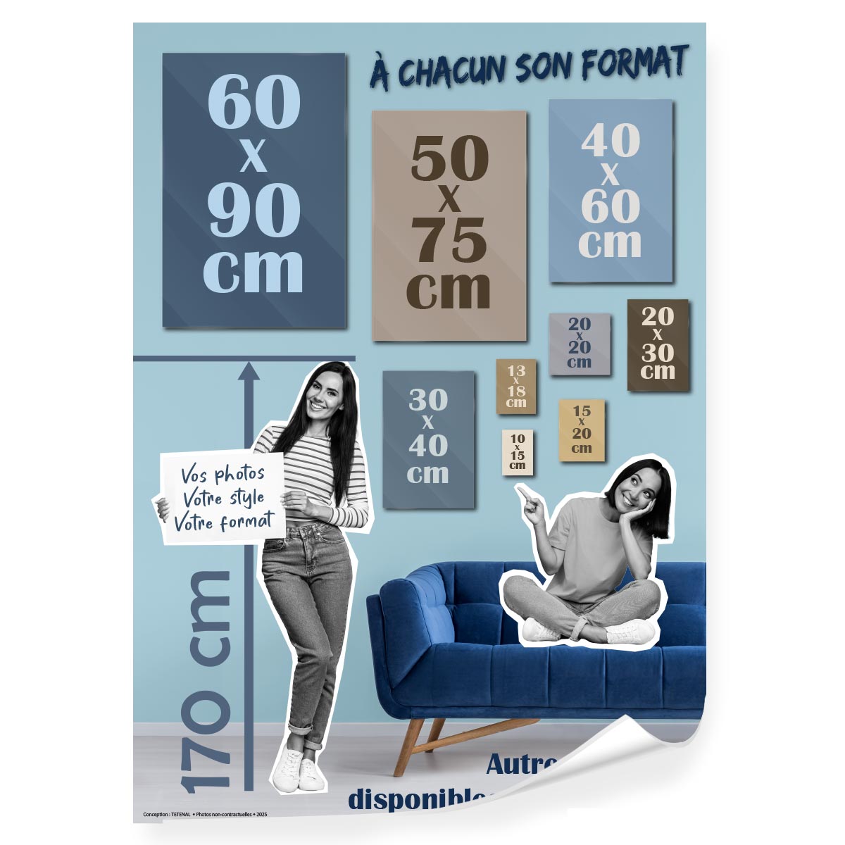 Poster Tetenal "A chacun son format"
